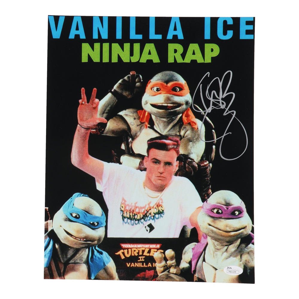 Vanilla Ice Signed "Teenage Mutant Ninja Turtles" 11x14 Photo (JSA ...