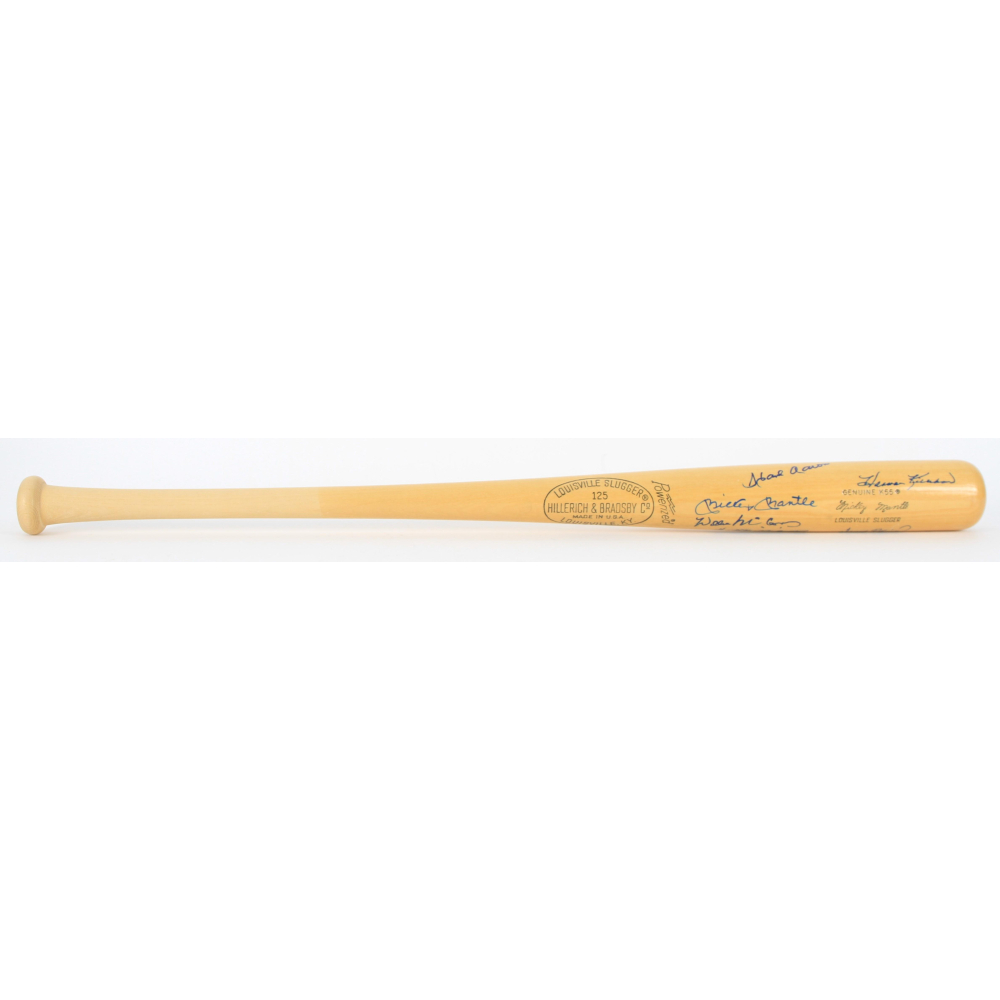 500 Home Run Club Louisville Slugger Baseball Bat Signed By (11) with ...