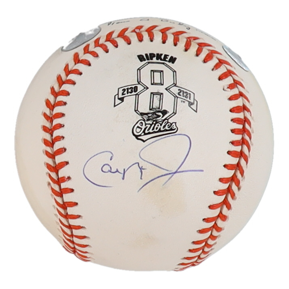 Cal Ripken Jr. Signed OAL Orioles Commemorative Baseball (Ripken & MLB ...