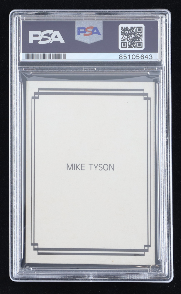 Mike Tyson Signed Custom Trading Card (PSA) | Pristine Auction