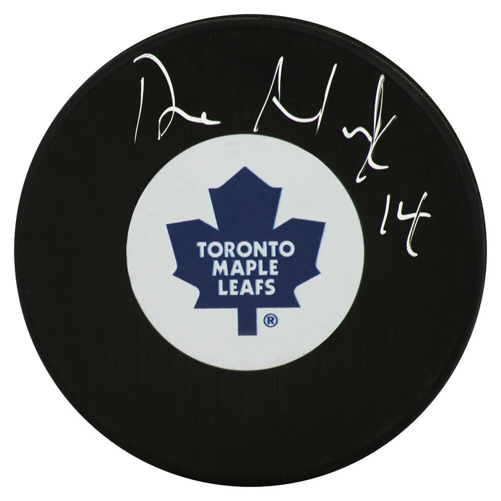 Dave Andreychuk Signed Maple Leafs Logo Hockey Puck (Schwartz ...