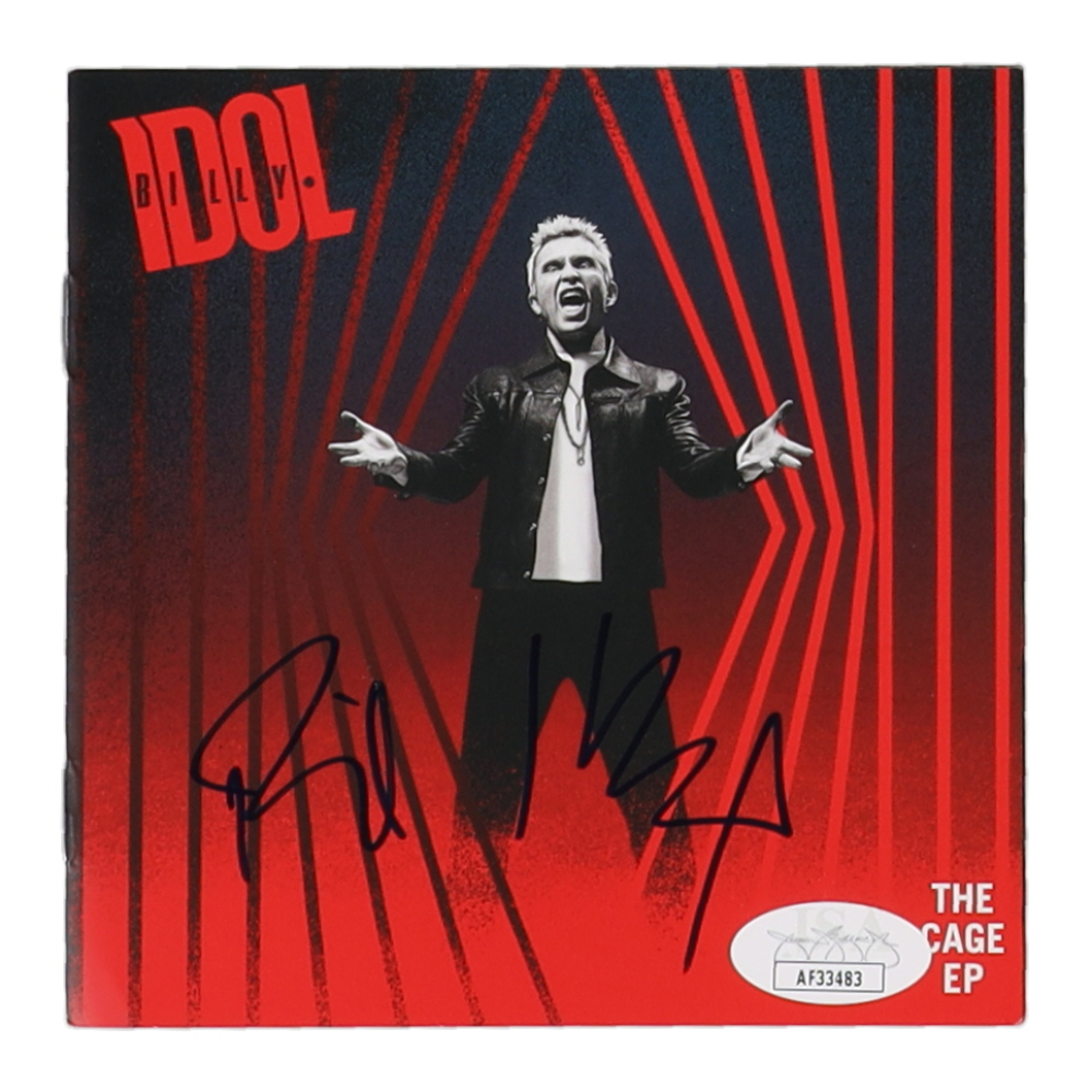 Billy Idol Signed The Cage Cd Album Booklet Jsa Pristine Auction