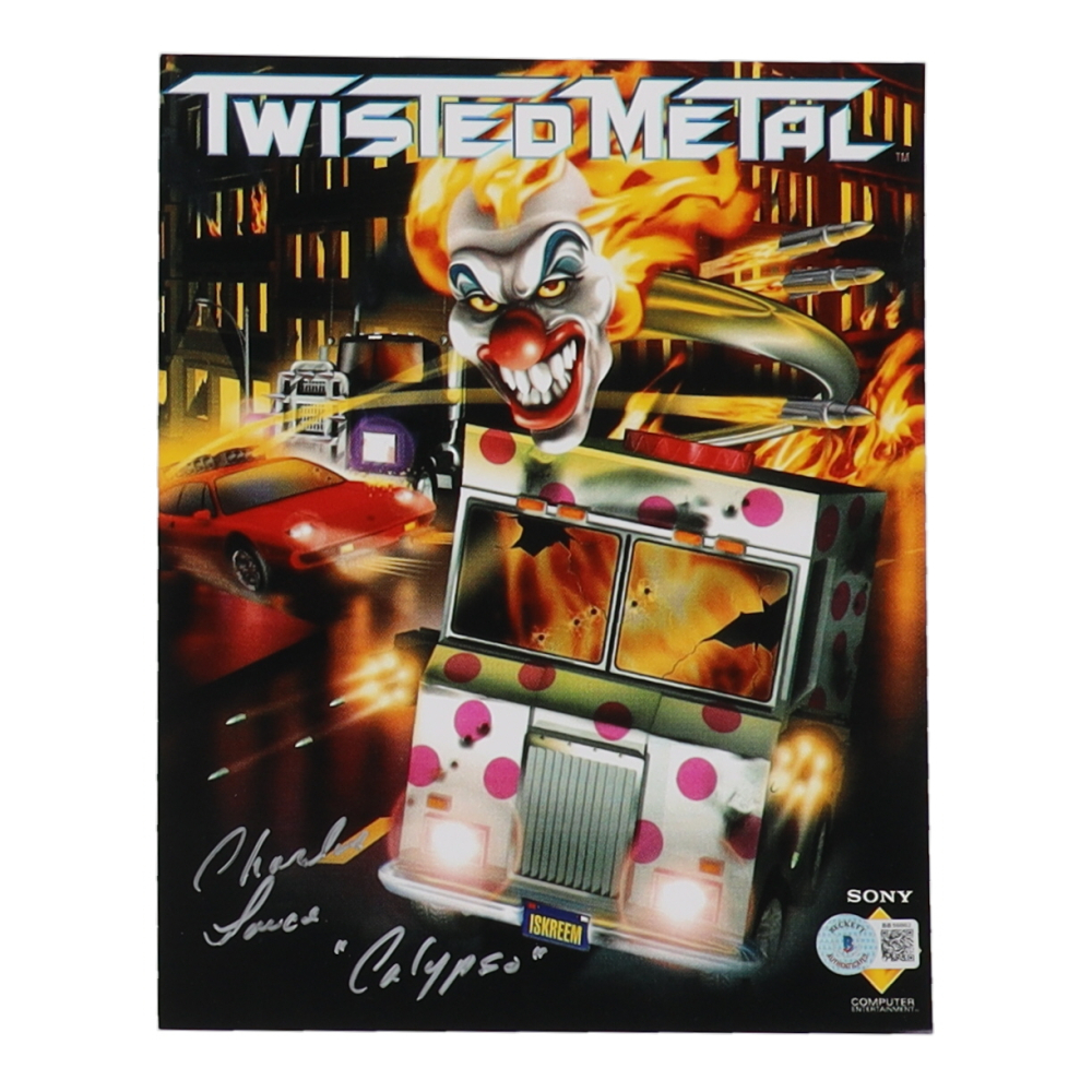 Charles Lance Signed "Twisted Metal" 8x10 Photo Inscribed "Calypso ...