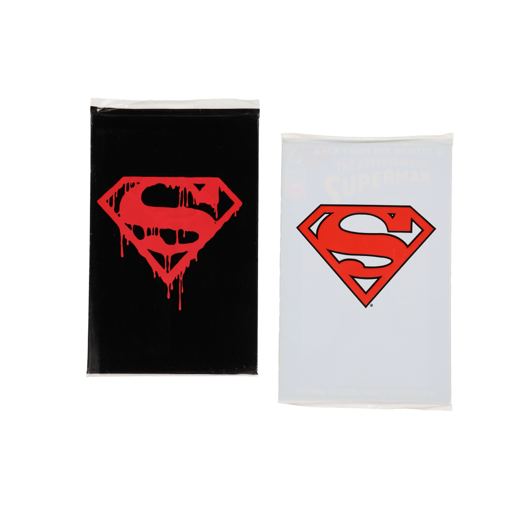 1992 "The Death of Superman" Complete Set of (2) Polybagged Issues with ...