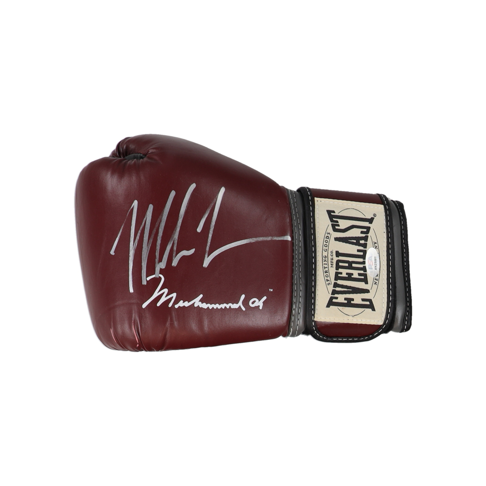 Mike Tyson Signed Vintage Everlast Muhammad Ali Model Burgundy Boxing ...