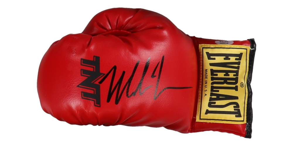 Mike Tyson Signed Vintage TNT Fight Sponsor Promotion Only Everlast ...