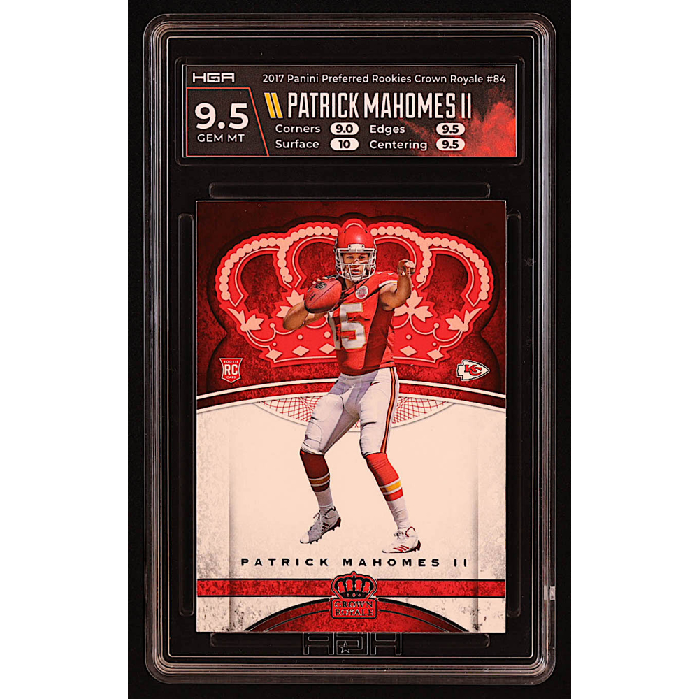 Patrick Mahomes II 2017 Crown Royale #84 RC (HGA 9.5) | Pristine Auction