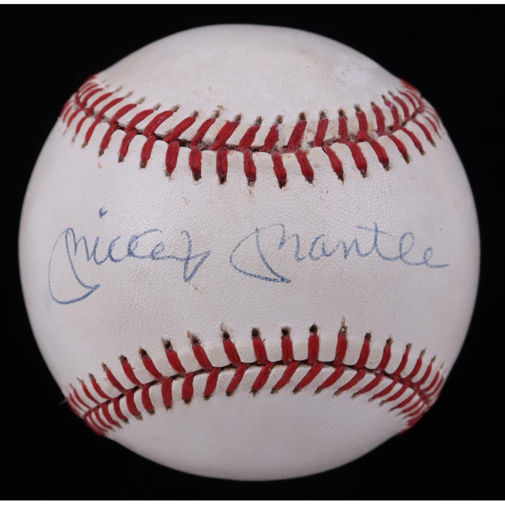 Mickey Mantle Signed OAL Baseball with Sweet-Spot Signature (JSA ...