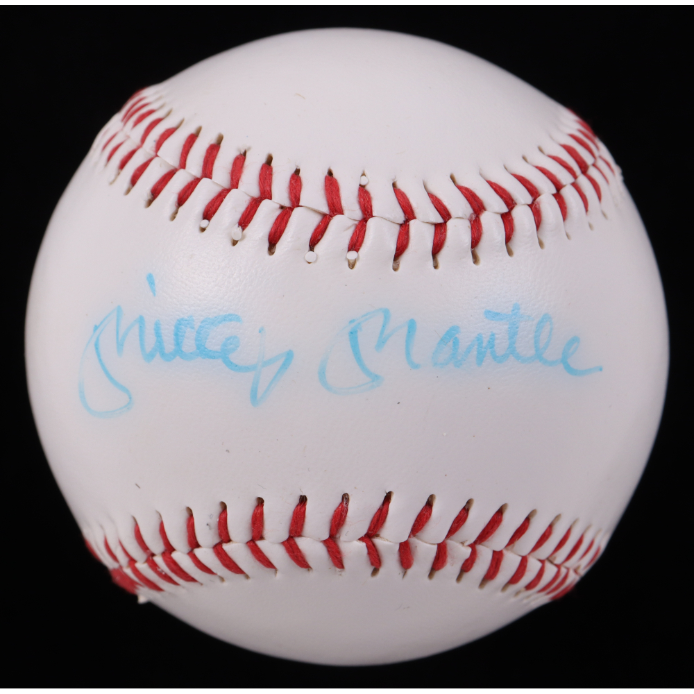 Mickey Mantle Signed Baseball with Sweet-Spot Signature (PSA ...
