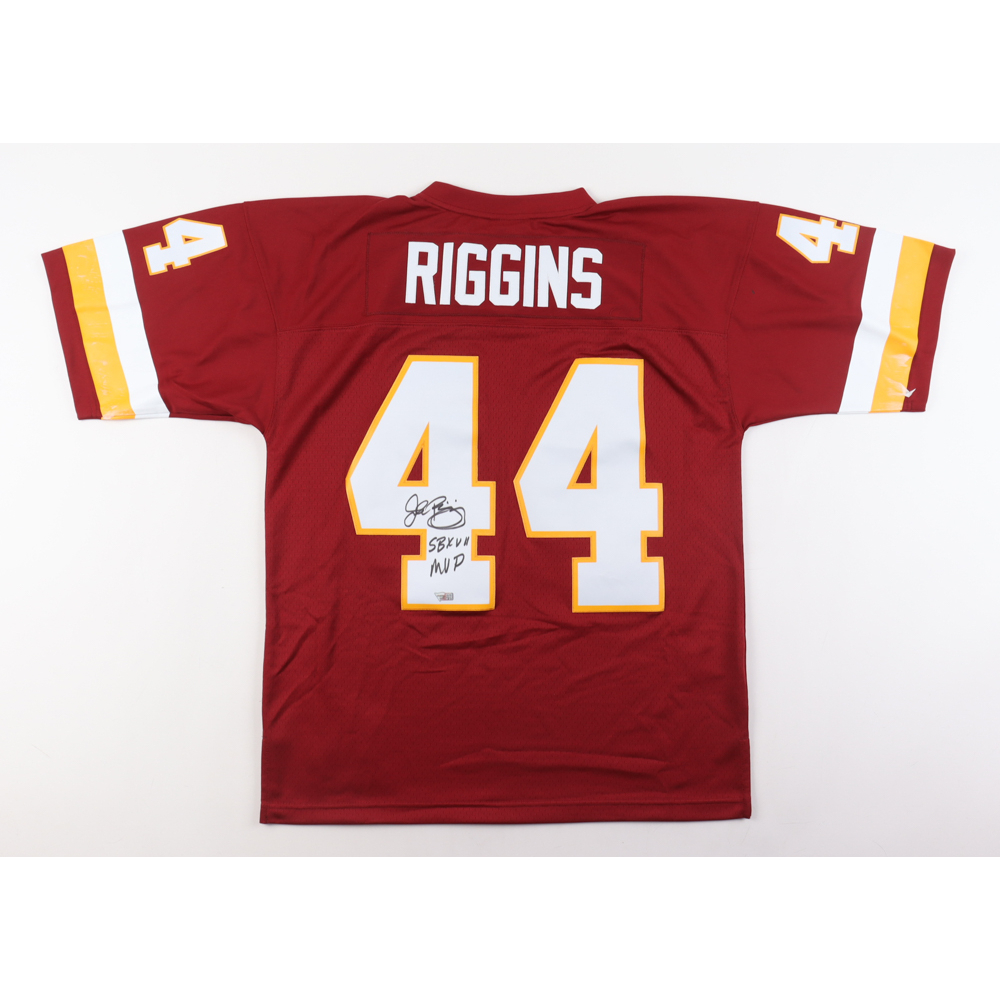 John Riggins Signed Redskins Jersey Inscribed "SB XVII MVP" (Fanatics ...