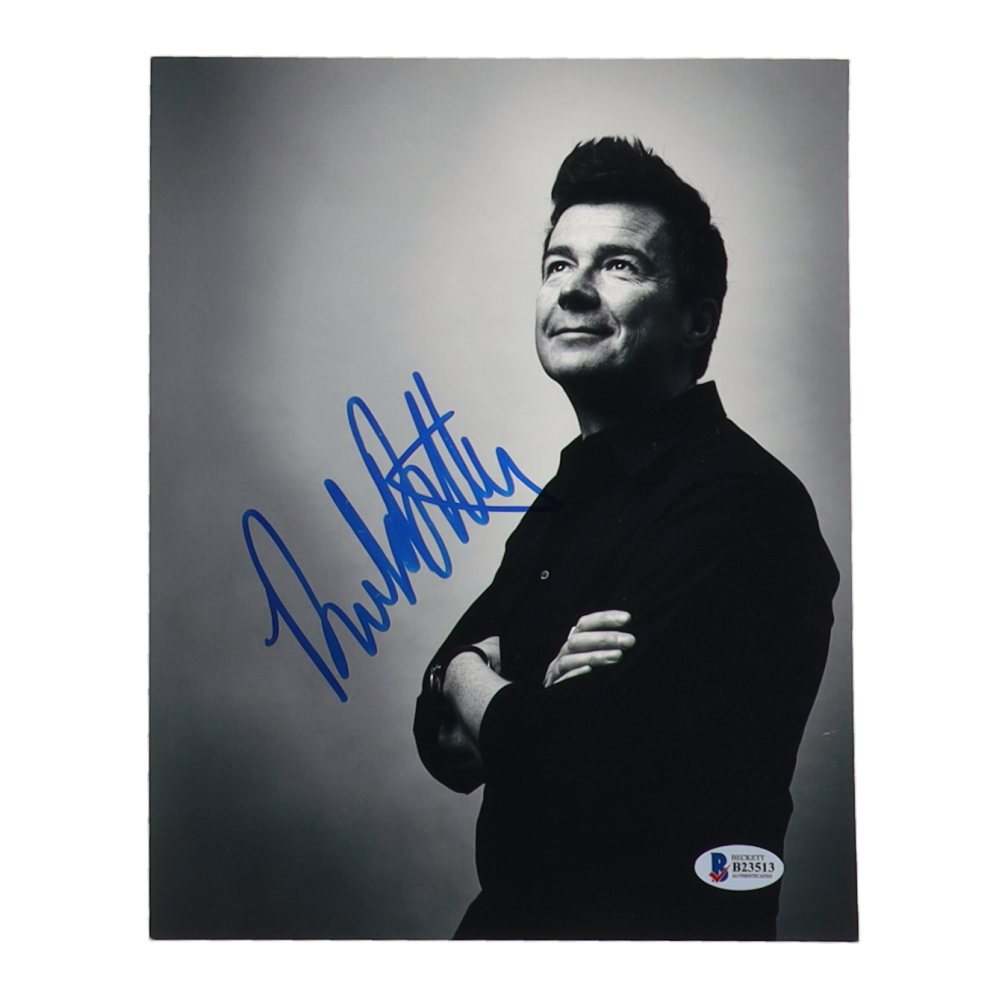 Rick Astley Signed 8x10 Photo (Beckett) | Pristine Auction