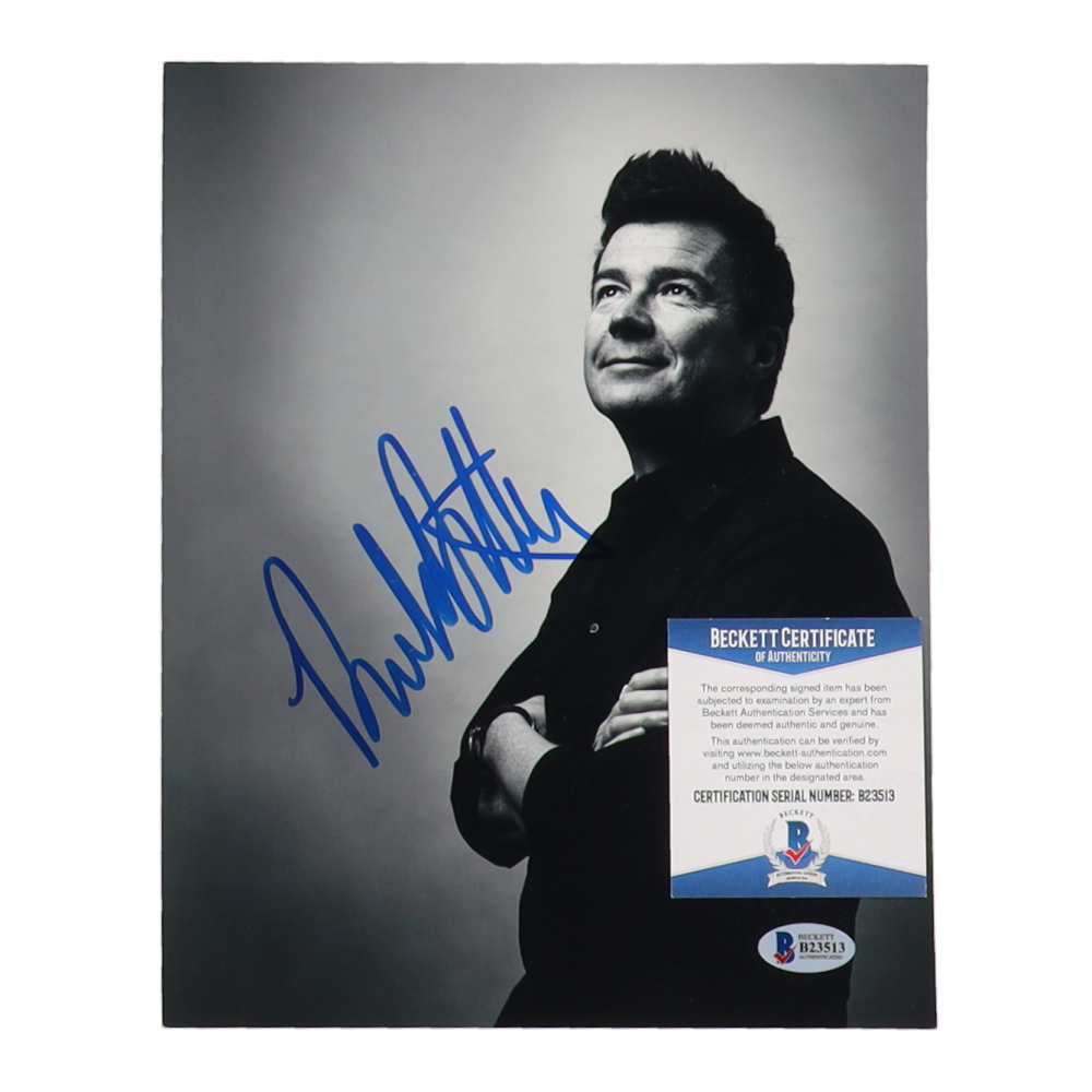 Rick Astley Signed 8x10 Photo (Beckett) | Pristine Auction