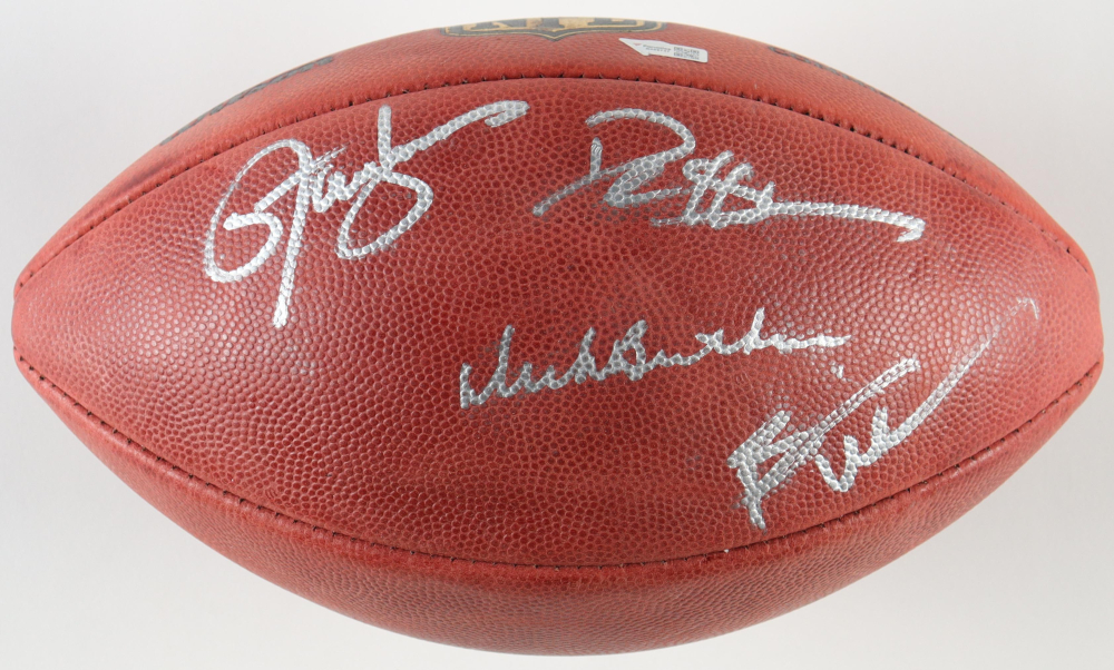 Lawrence Taylor, Dick Butkus, Deion Sanders & Brian Urlacher Signed ...