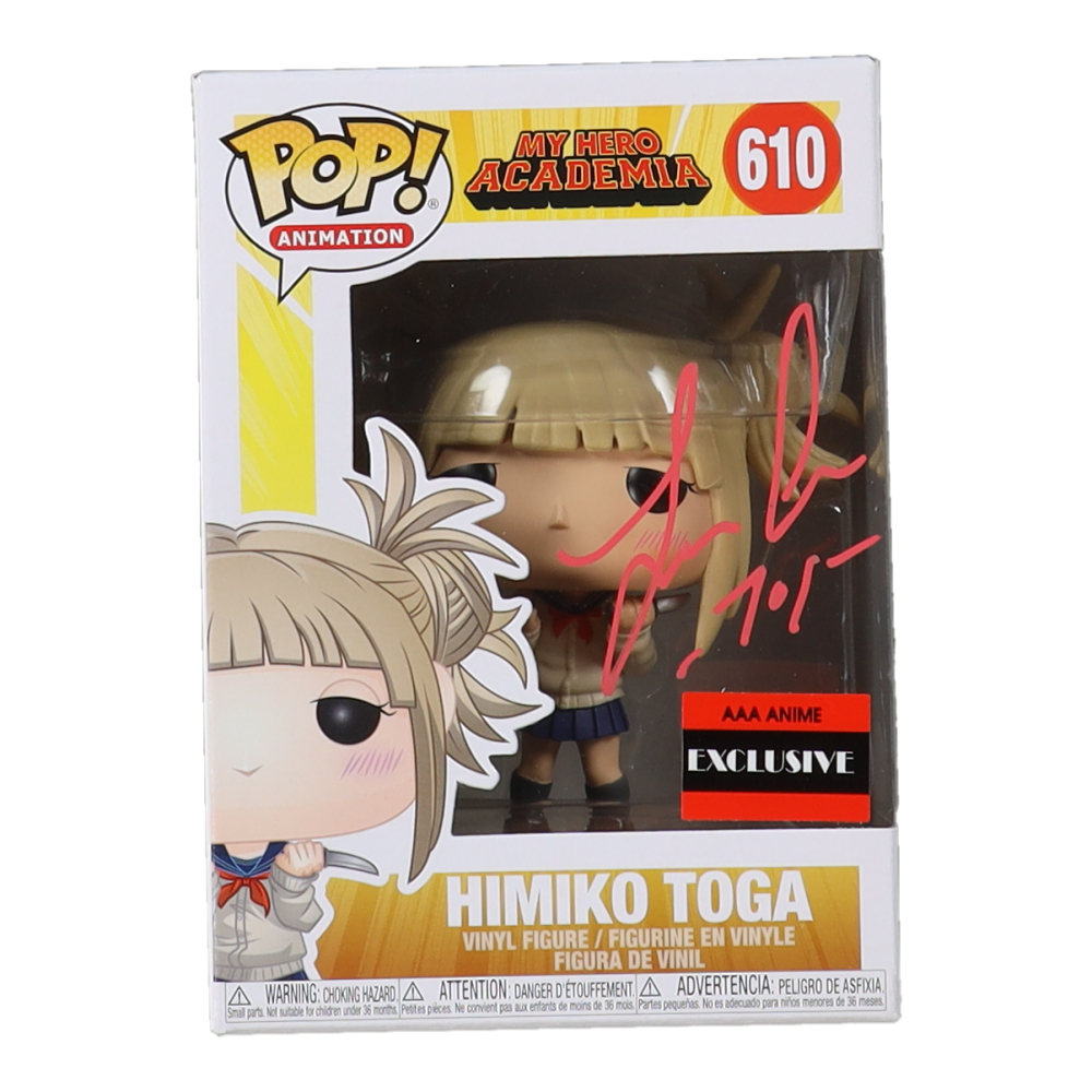 Leah Clark Signed "My Hero Academia" #610 Himiko Toga Funko Pop! Vinyl ...