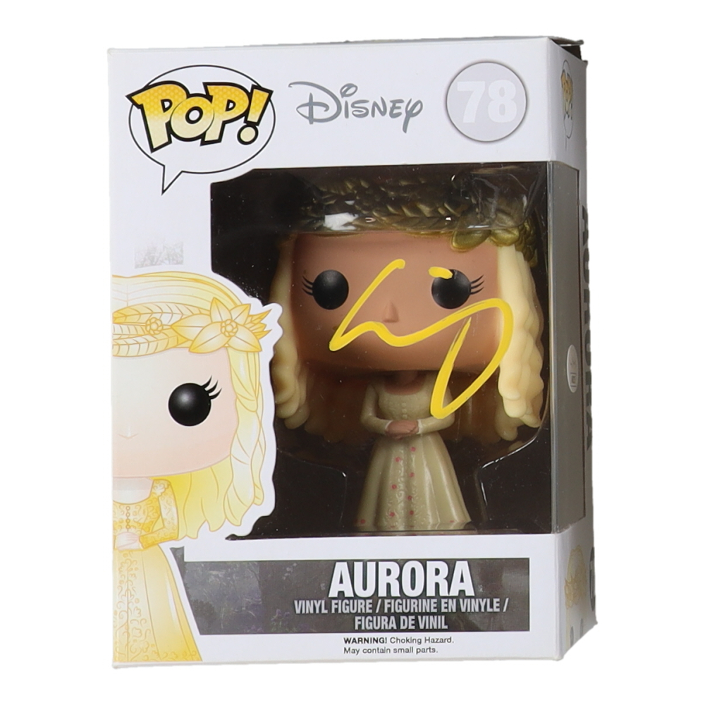 Elle Fanning Signed "Disney" #78 Aurora Funko Pop! Vinyl Figure ...