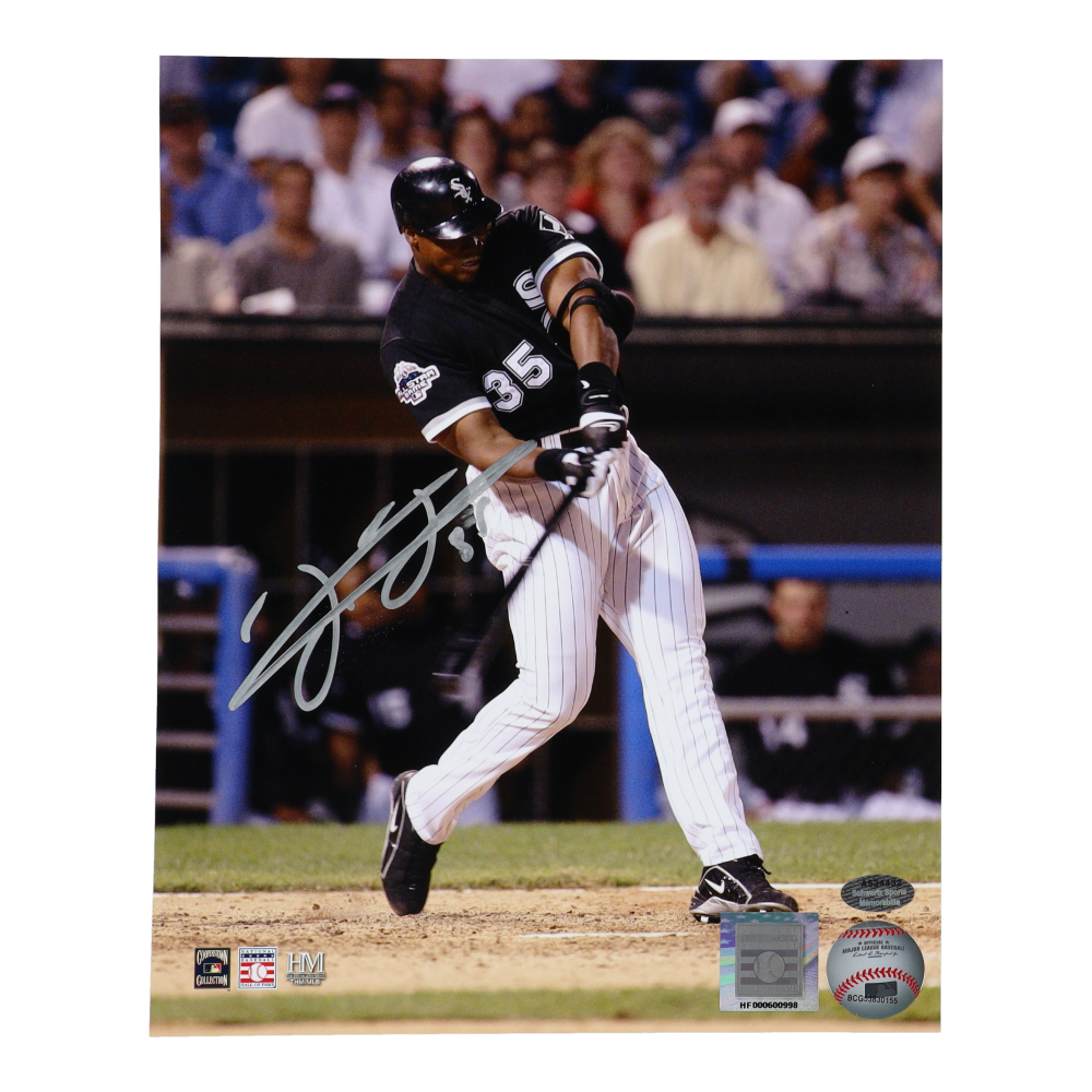 Frank Thomas Signed White Sox 8x10 Photo (Schwartz) | Pristine Auction