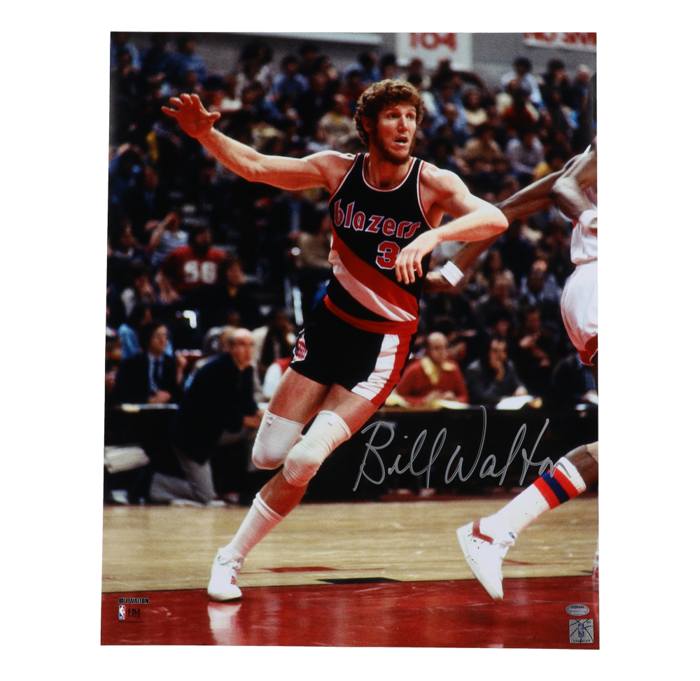 Bill Walton Signed Trail Blazers 16x20 Photo (Schwartz) | Pristine Auction