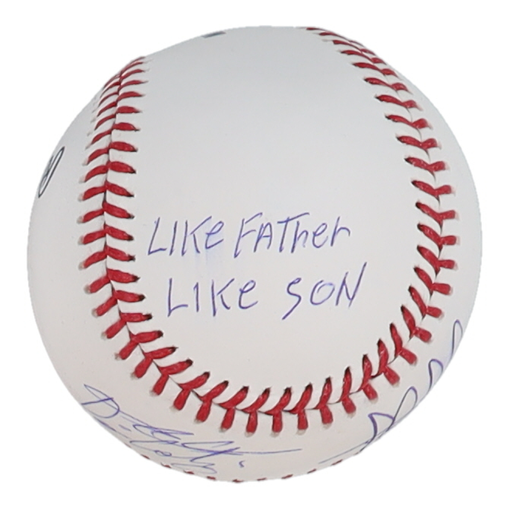 Fernando Tatis Sr. & Fernando Tatis Jr. Signed OML Baseball Inscribed ...