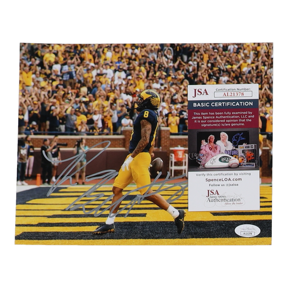 Ronnie Bell Signed Michigan Wolverines 8x10 Photo (JSA) | Pristine Auction