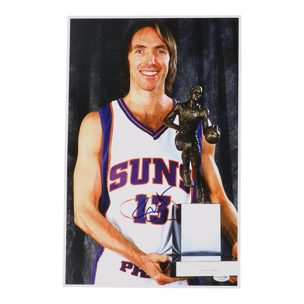 Steve Nash Signed Suns 11x17 Photo (ACOA) | Pristine Auction