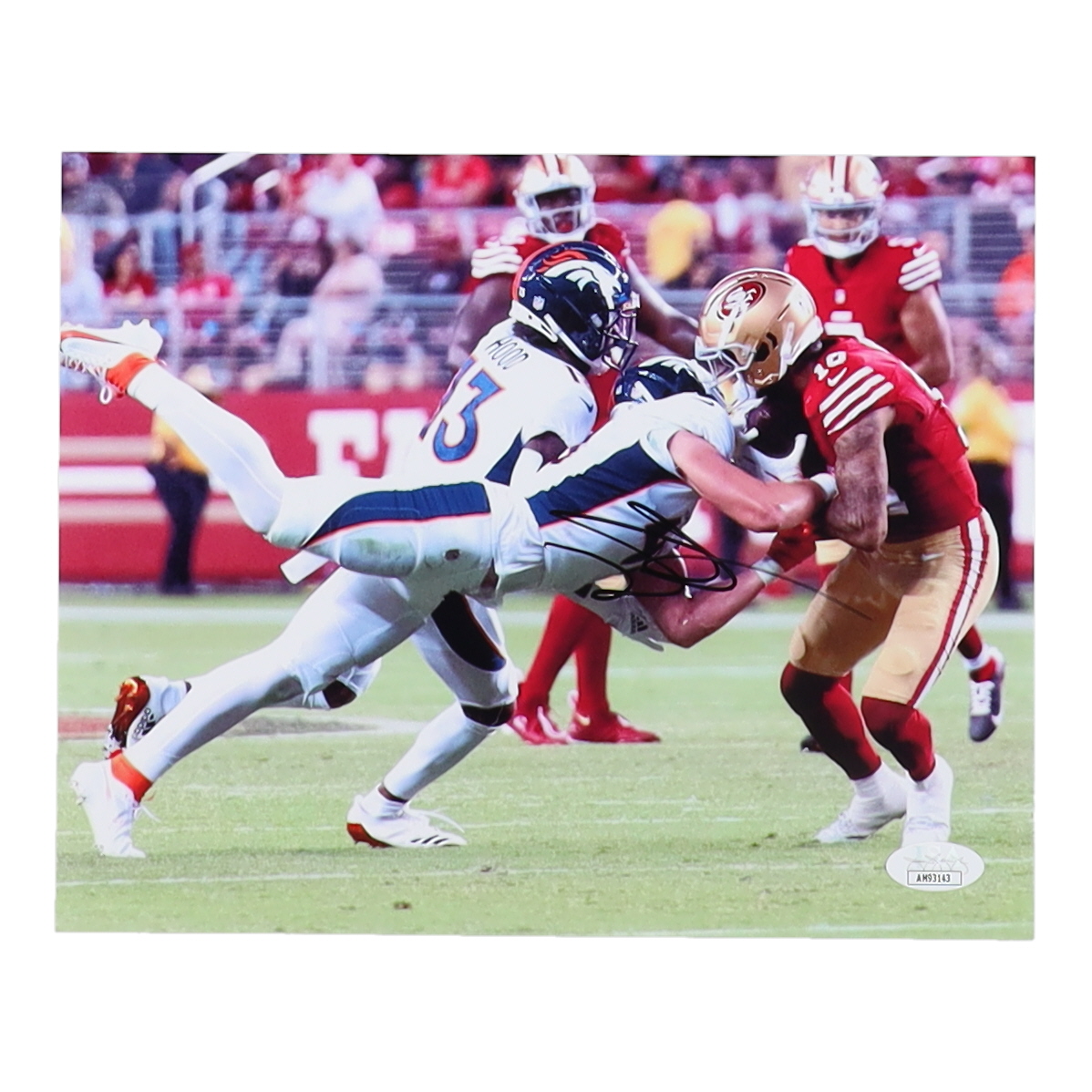 Drew Sanders Signed Broncos 8x10 Photo (JSA) | Pristine Auction