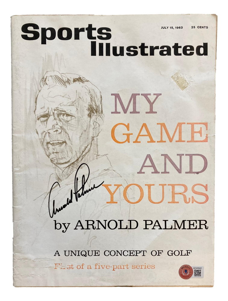 Arnold Palmer Signed 1963 "Sports Illustrated" Magazine (Beckett ...