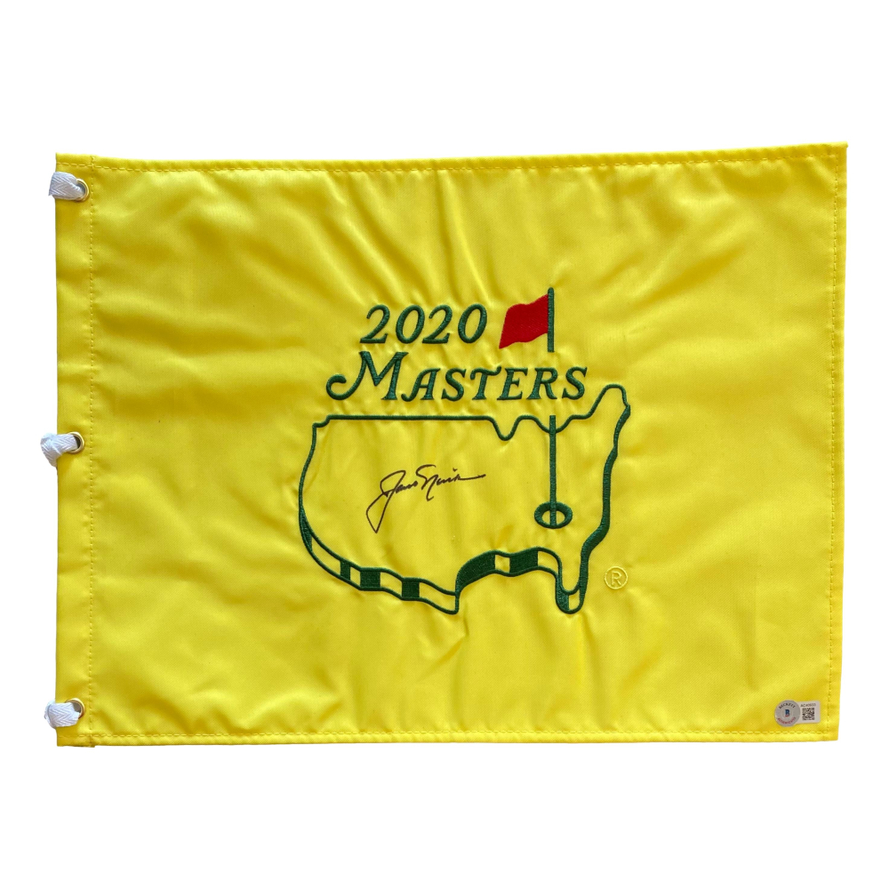 Jack Nicklaus Signed 2020 Masters Golf Flag (Beckett) | Pristine Auction