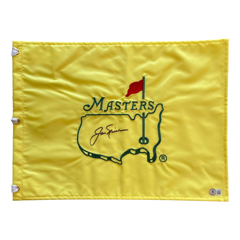 Jack Nicklaus Signed Masters Golf Flag (Beckett) | Pristine Auction