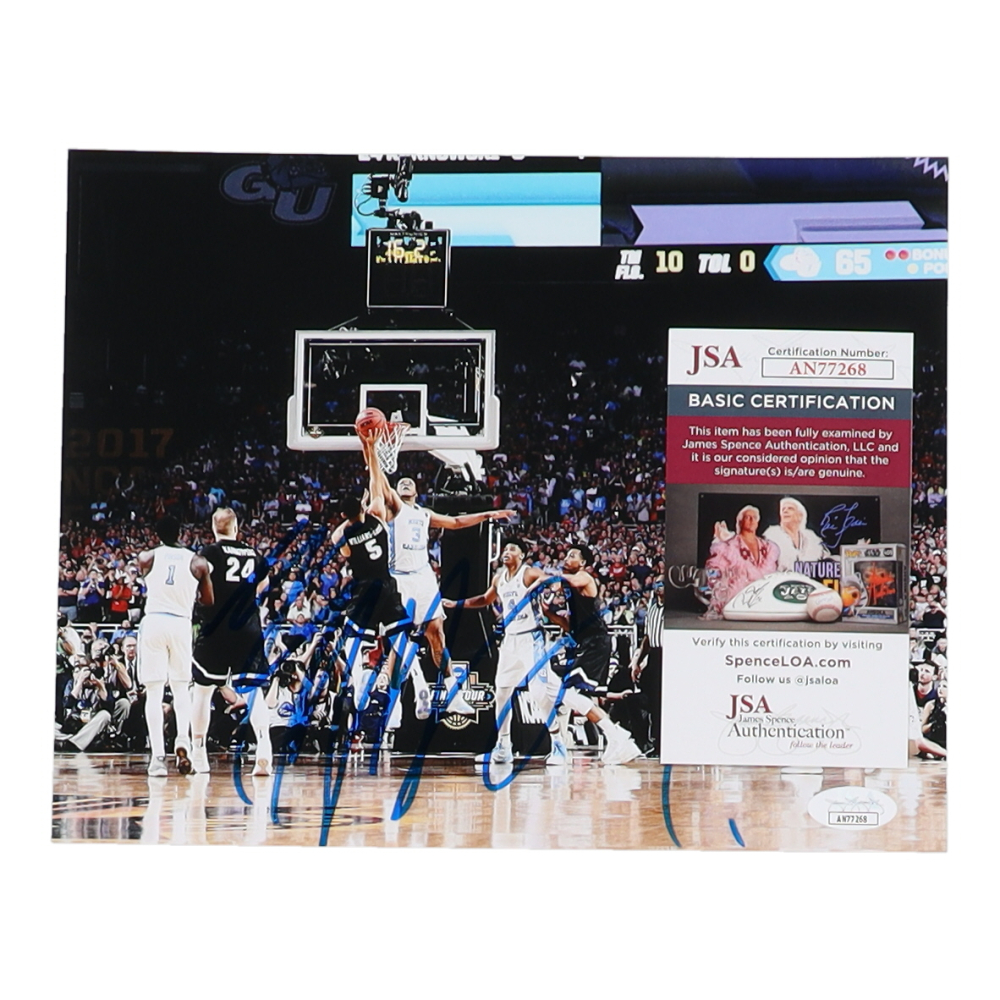 Kennedy Meeks Signed North Carolina Tar Heels 8x10 Photo (JSA ...