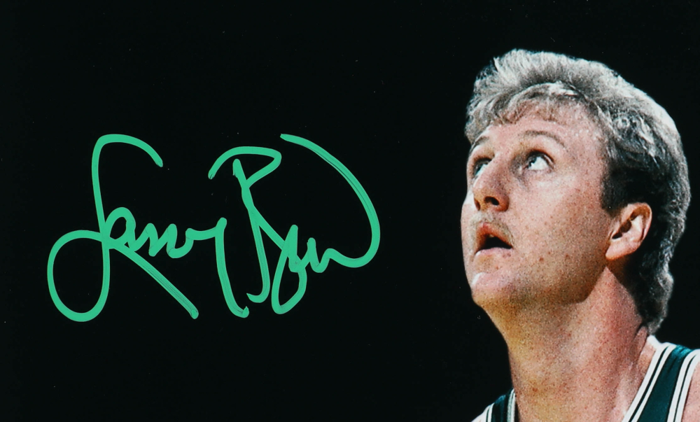 Magic Johnson & Larry Bird Signed 16x20 Photo (Beckett & JSA) | Pristine Auction