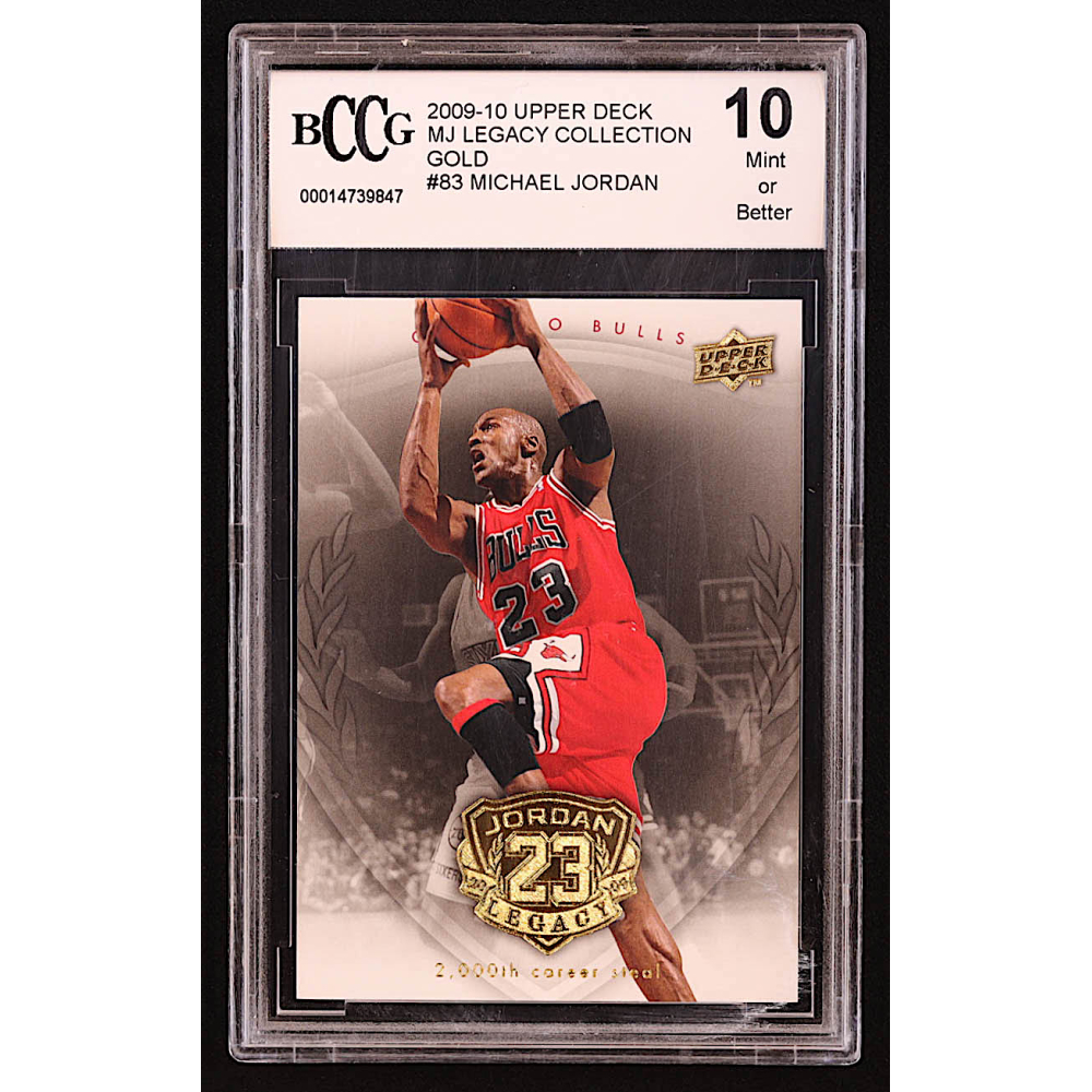 Michael Jordan 2009-10 Upper Deck Michael Jordan Legacy Collection Gold ...