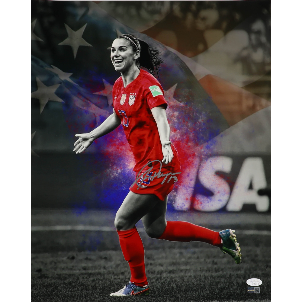 Alex Morgan Signed Team USA 16x20 Photo (JSA) | Pristine Auction