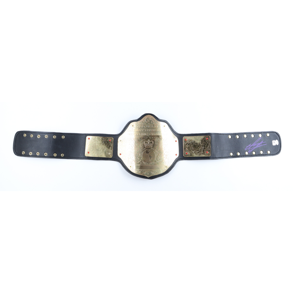 The Undertaker Signed WWE Championship Belt (JSA & Undertaker ...