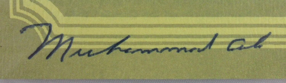 Muhammad Ali Signed Pamphlet (PSA) | Pristine Auction
