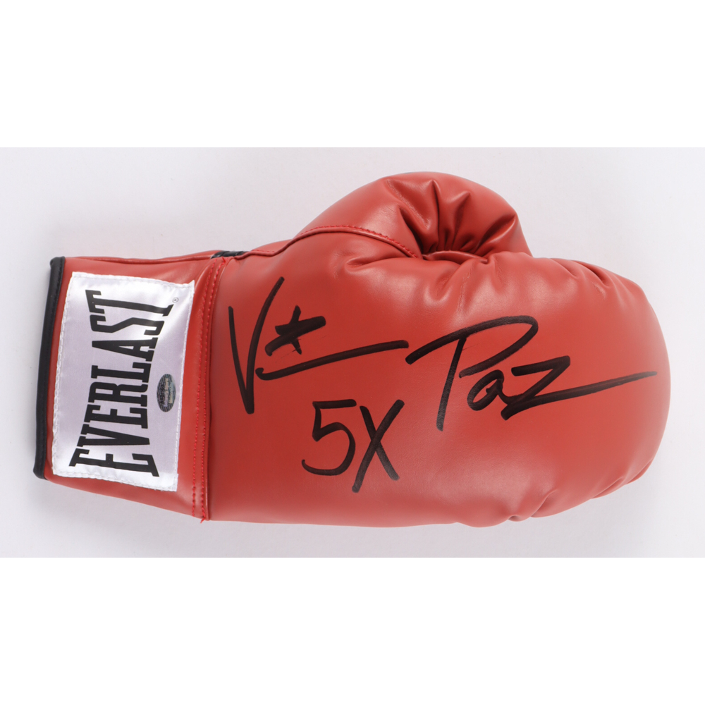 Vinny Paz Signed Everlast Boxing Glove Inscribed "5x" & "2022 ...