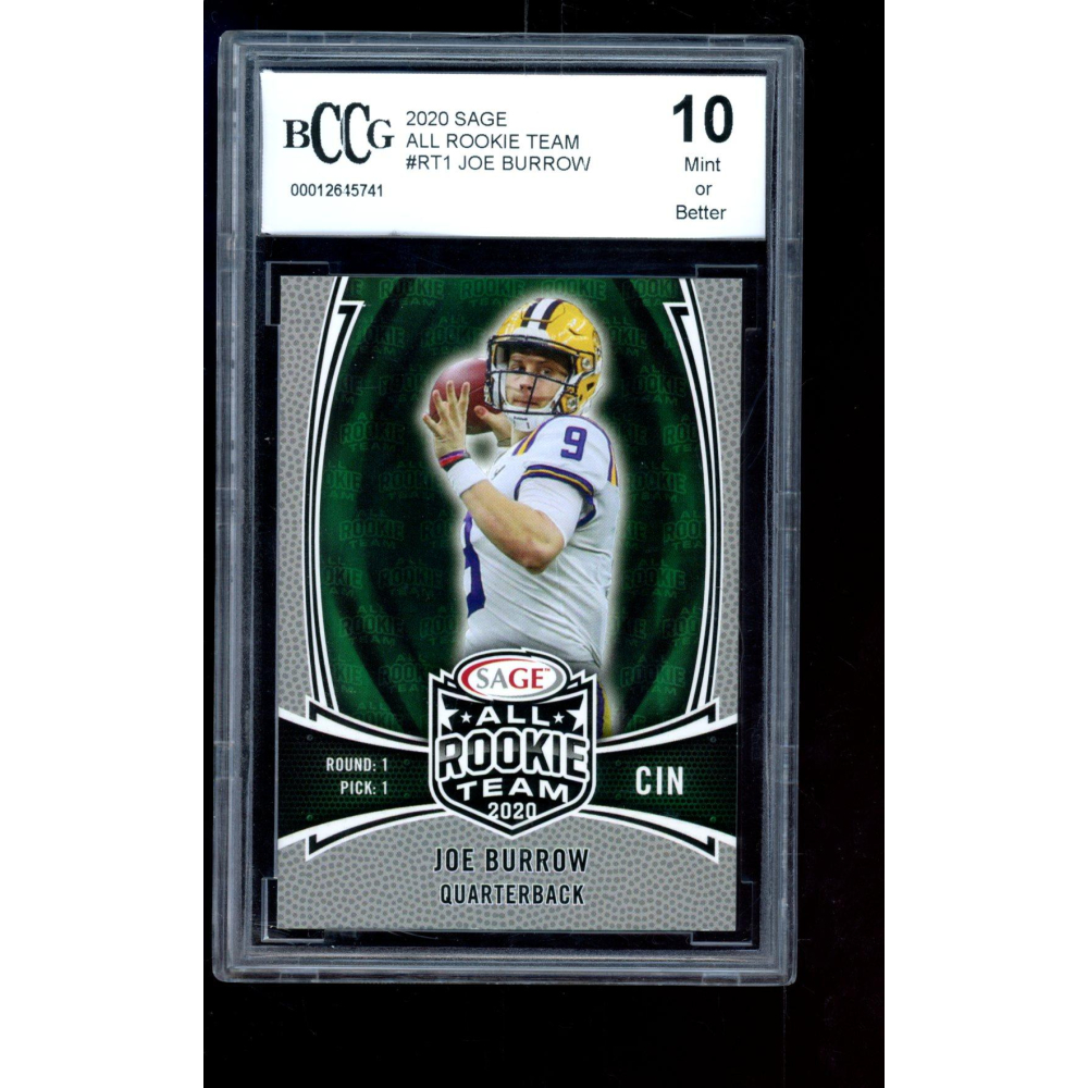 Joe Burrow 2020 SAGE All Rookie Team #RT1 RC (BCCG 10) | Pristine Auction