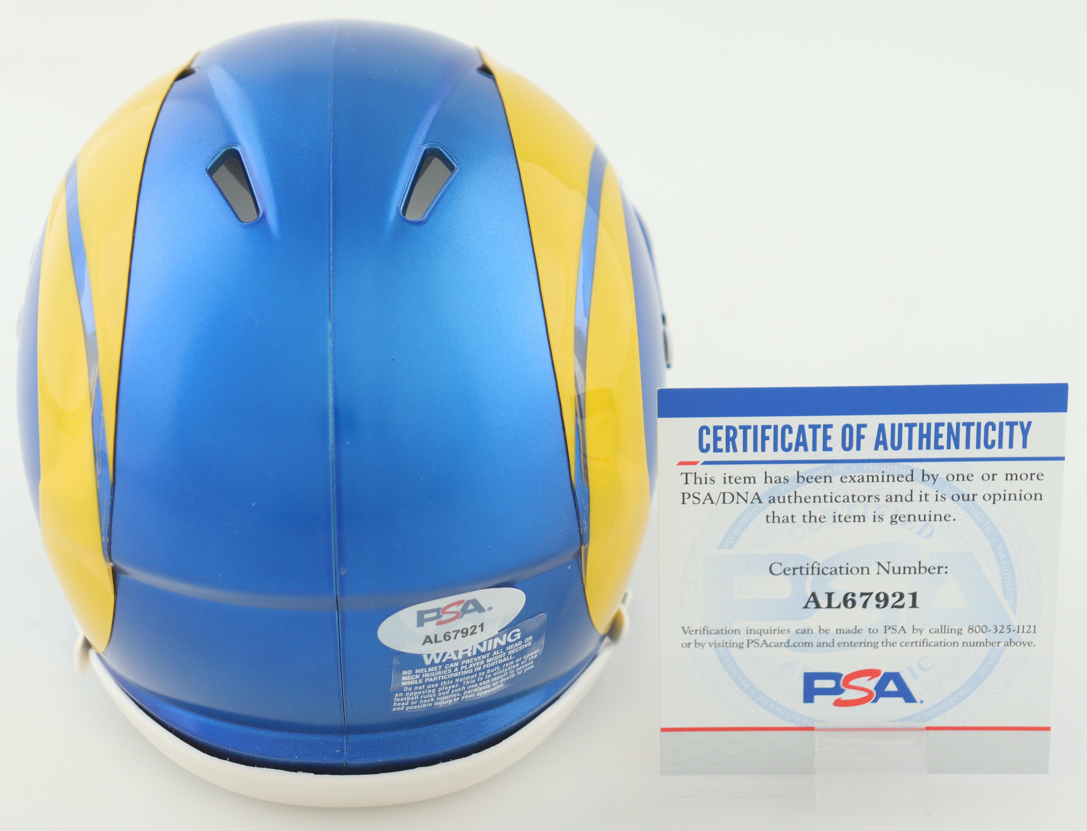 Cooper Kupp Signed Rams Speed Mini Helmet (PSA) | Pristine Auction