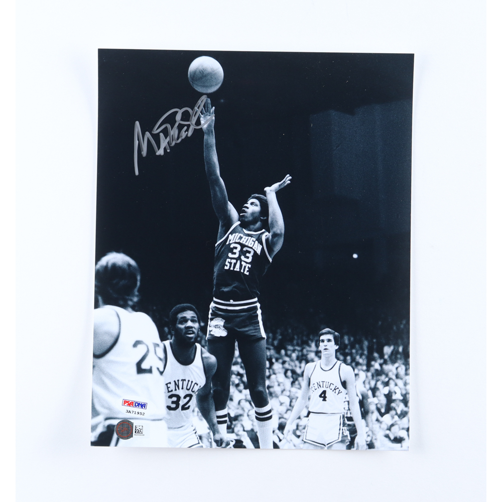 Magic Johnson Signed Michigan State Spartans 8x10 Photo (PSA ...