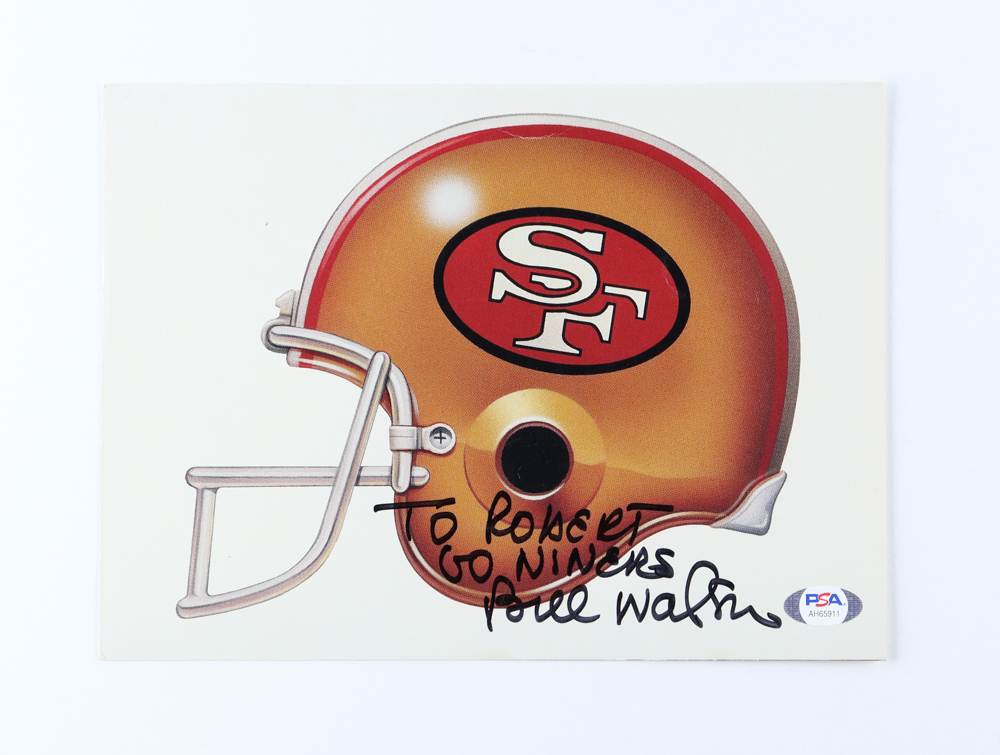 Bill Walsh Signed 49ers 8x10 Photo Inscribed "Go Niners" (PSA ...