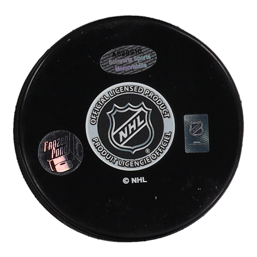Dave Andreychuk Signed Maple Leafs Logo Hockey Puck (Schwartz & Frozen ...