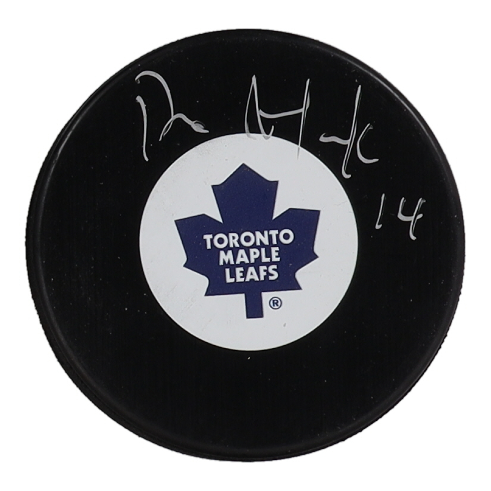 Dave Andreychuk Signed Maple Leafs Logo Hockey Puck (Schwartz & Frozen ...