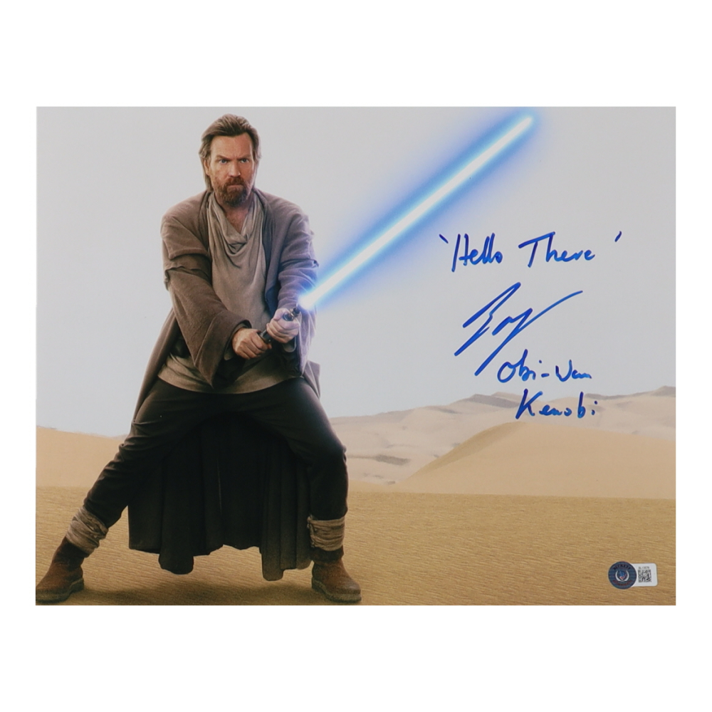 Ewan McGregor Signed "Star Wars: Obi-Wan Kenobi" 11x14 Photo Inscribed ...
