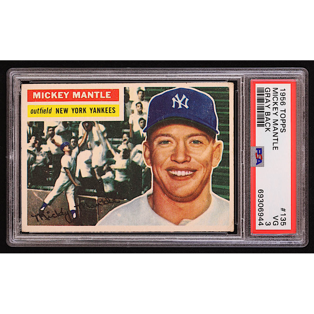 Mickey Mantle 1956 Topps #135 (PSA 3) | Pristine Auction
