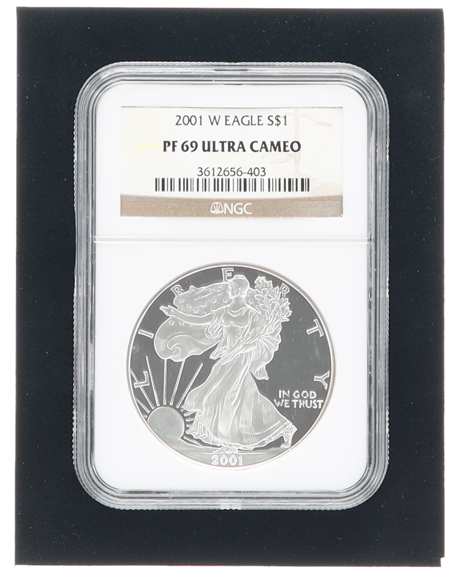 2001-W American Silver Eagle (NGC PF69 Ultra Cameo) | Pristine Auction