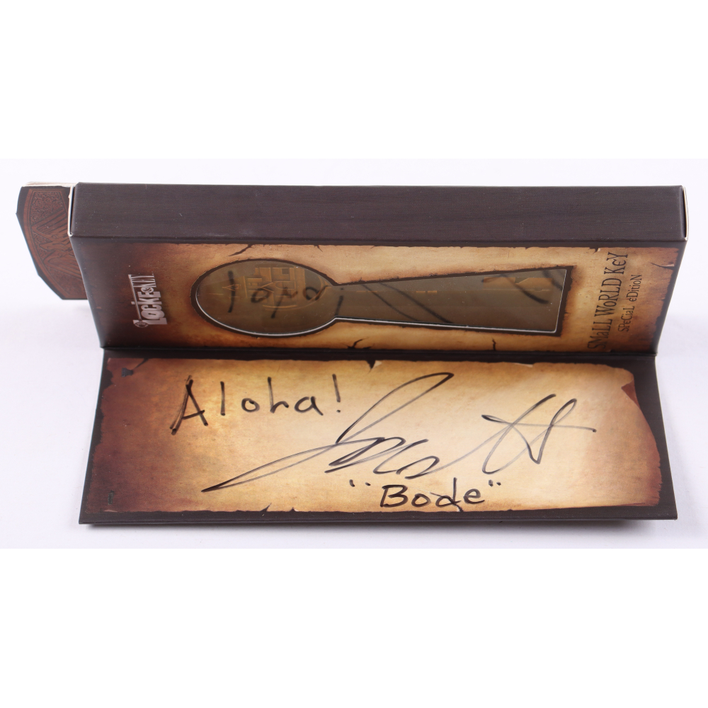 Jackson Robert Scott Signed "Locke & Key" Small World Key Special Edition Key Inscribed "Aloha ...