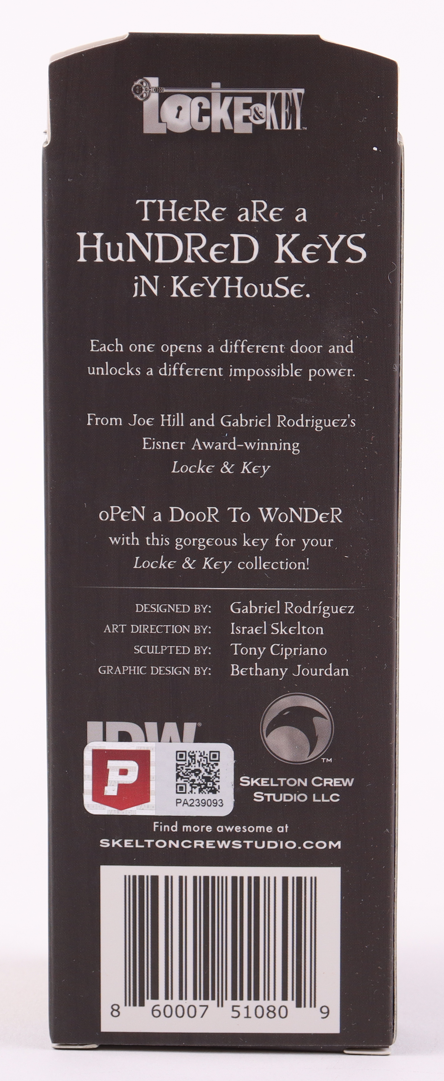 Jackson Robert Scott Signed "Locke & Key" Small World Key Special ...