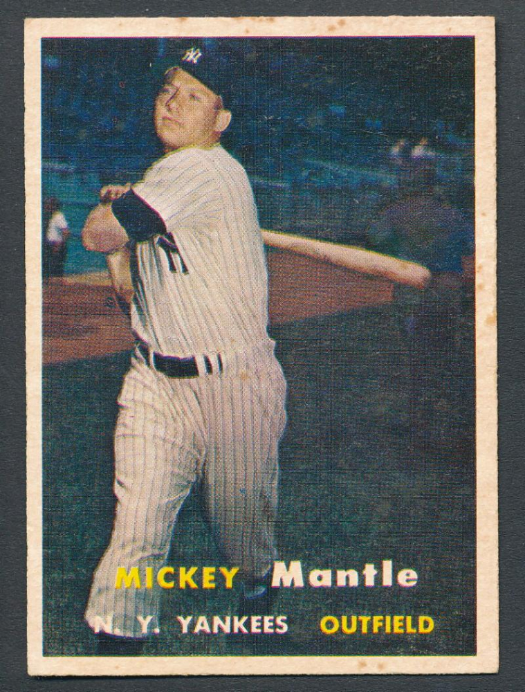 Mickey Mantle 1957 Topps #95 | Pristine Auction