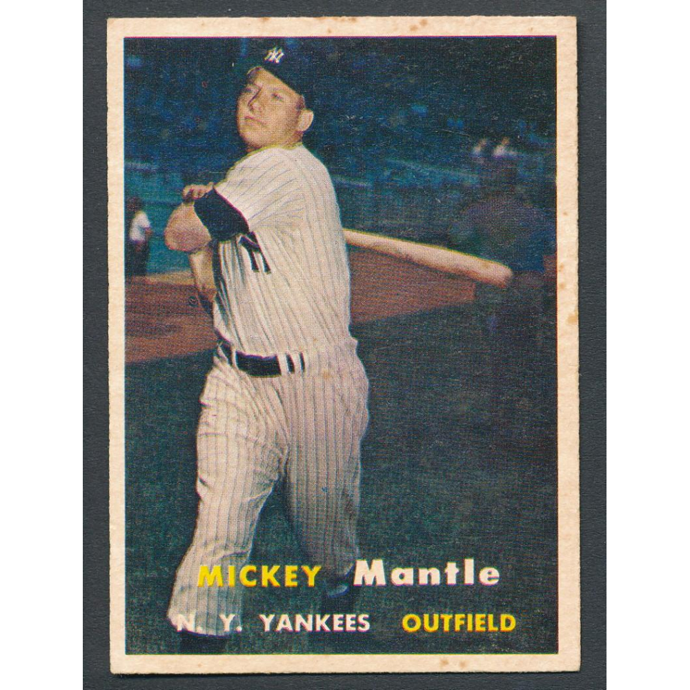 Mickey Mantle 1957 Topps #95 | Pristine Auction