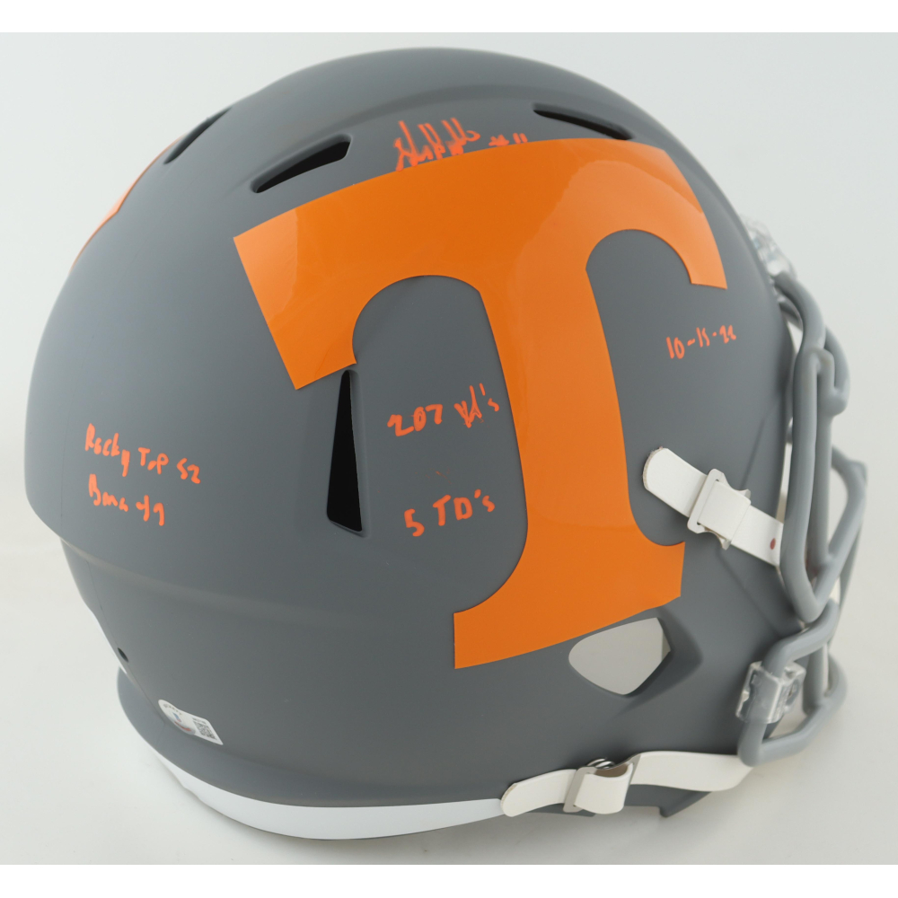 Jalin Hyatt Signed Tennessee Volunteers Full-Size AMP Alternate Speed ...