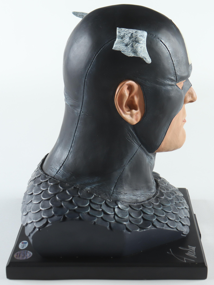 Stan Lee Signed "Captain America" Full-Size Head Bust (Beckett & Lee ...